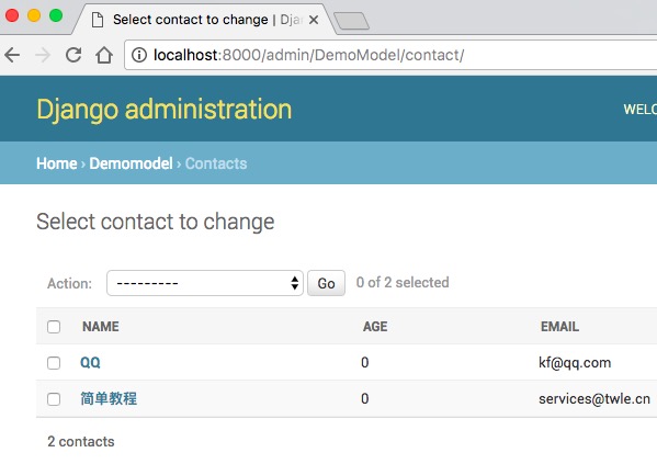 Django Admin 管理工具 Django Web 框架 简单教程,简单编程